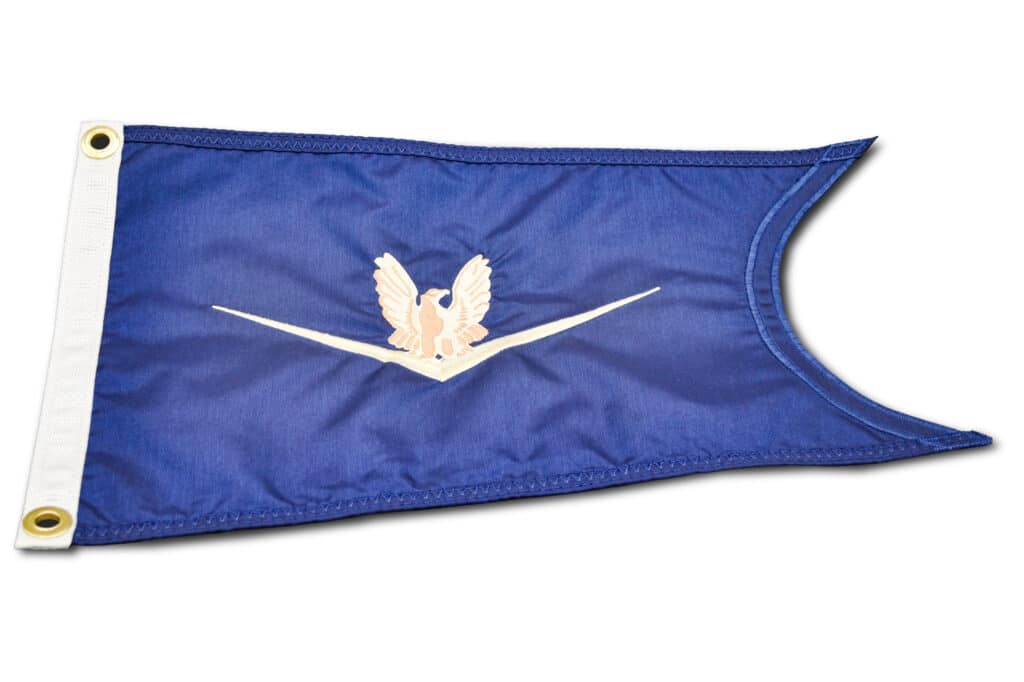 Bertram Burgee Pennant Flag - Skipper Rudy | Classic Boat Flags