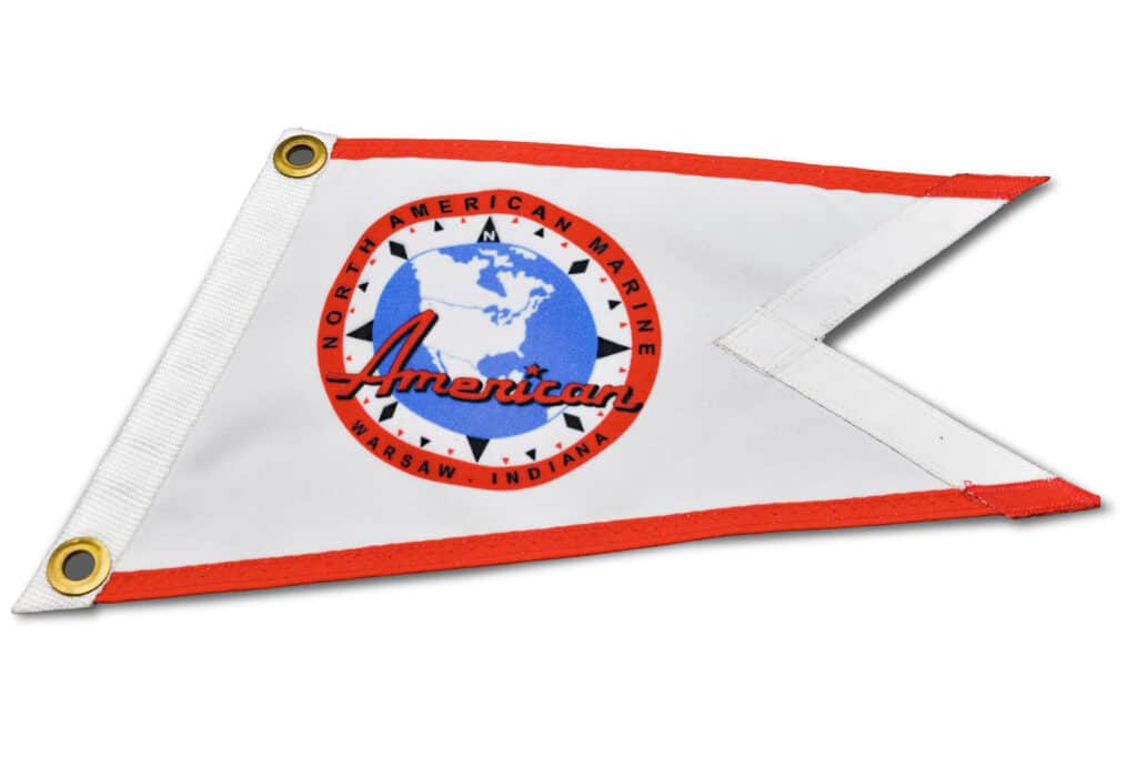North American Marine Burgee Flag - Skipper Rudy | Classic Boat Flags