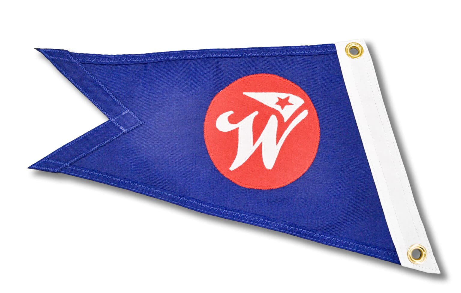 Woody Boater Pennant Burgee Flag - Skipper Rudy | Classic Boat Flags